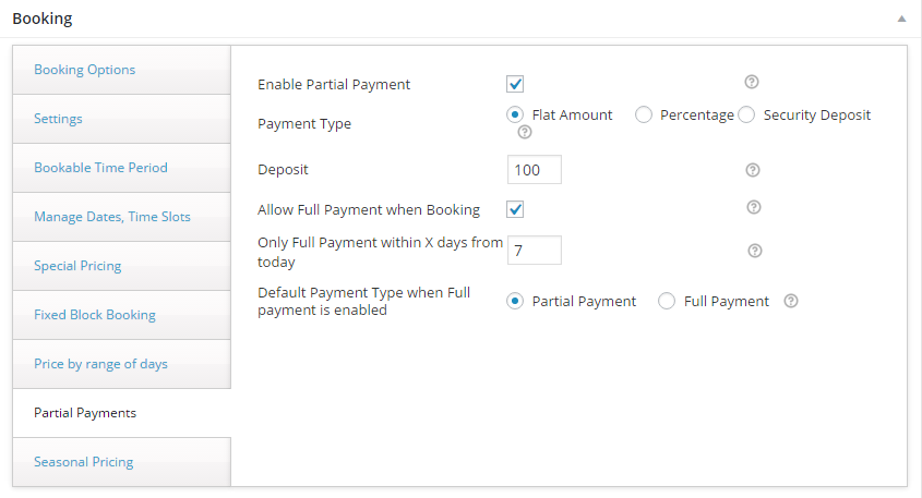 How to accept Partial Payments with WooCommerce Booking & Appointment Plugin - Tyche Softwares