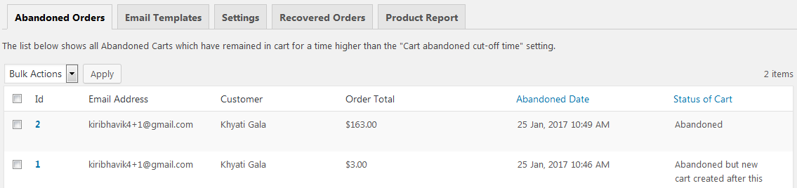 Differences between Pro and Lite versions of Abandoned Cart for WooCommerce plugin - Tyche Softwares
