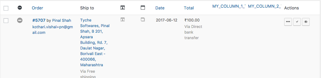 How To Add A New Column On WooCommerce Orders Page - Tyche Softwares