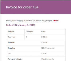 How to customize WooCommerce Order Emails - Tyche Softwares