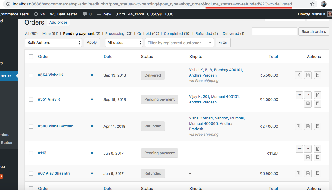 How To Filter Woocommerce Orders By Multiple Order Statuses Tyche Softwares