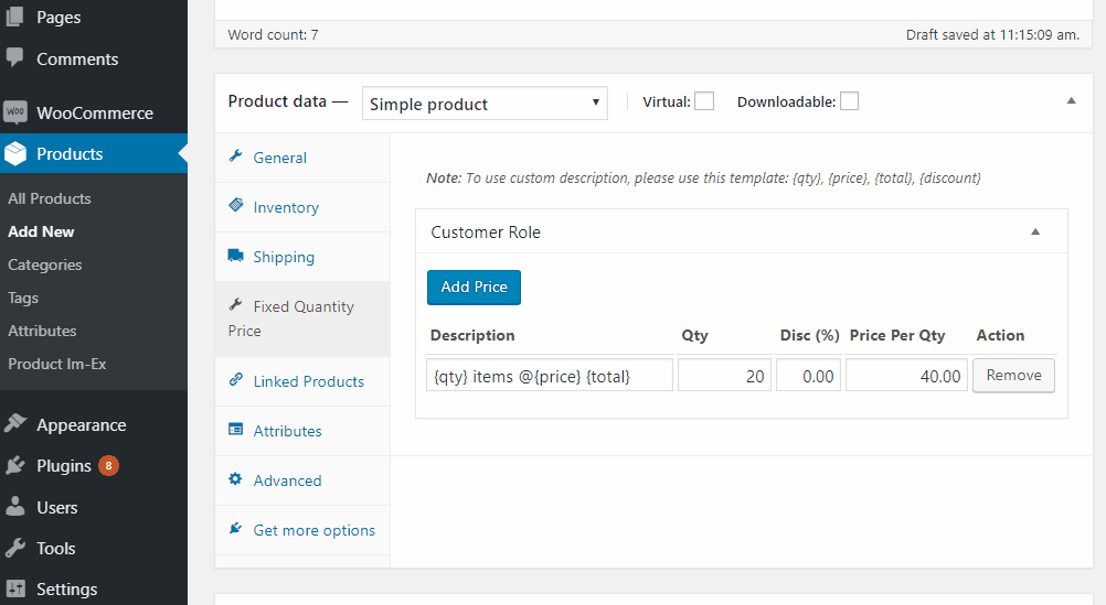 How to restrict the quantity field to selected numbers in WooCommerce - Tyche Softwares