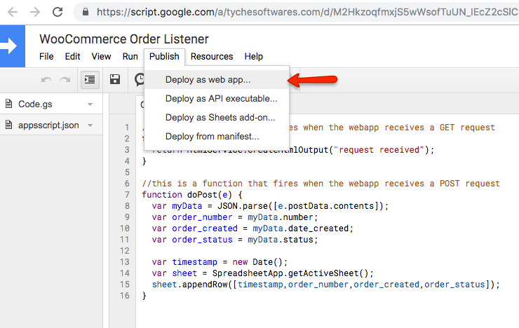 How to Export WooCommerce Orders to Google Sheets in realtime - Tyche ...