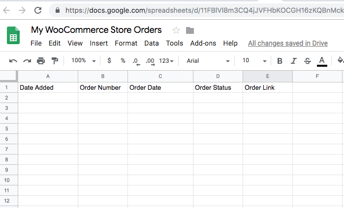 How to Export WooCommerce Orders to Google Sheets in realtime - Tyche Softwares